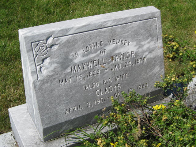 Maxwell Taylor | Conception Bay Museum