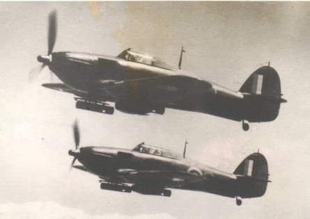 Bedspring Bomb Racks: A Sub-Hunting Hurricane - 125 Sqn RCAF Mk.XII ...